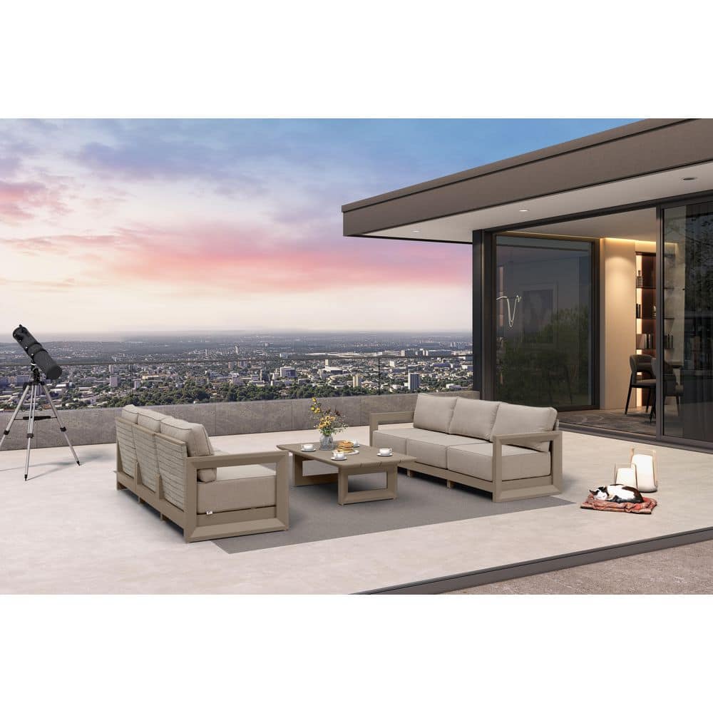 PURPLE LEAF 7-Piecess Patio Conversation Sets All Weather Outdoor Couch ...