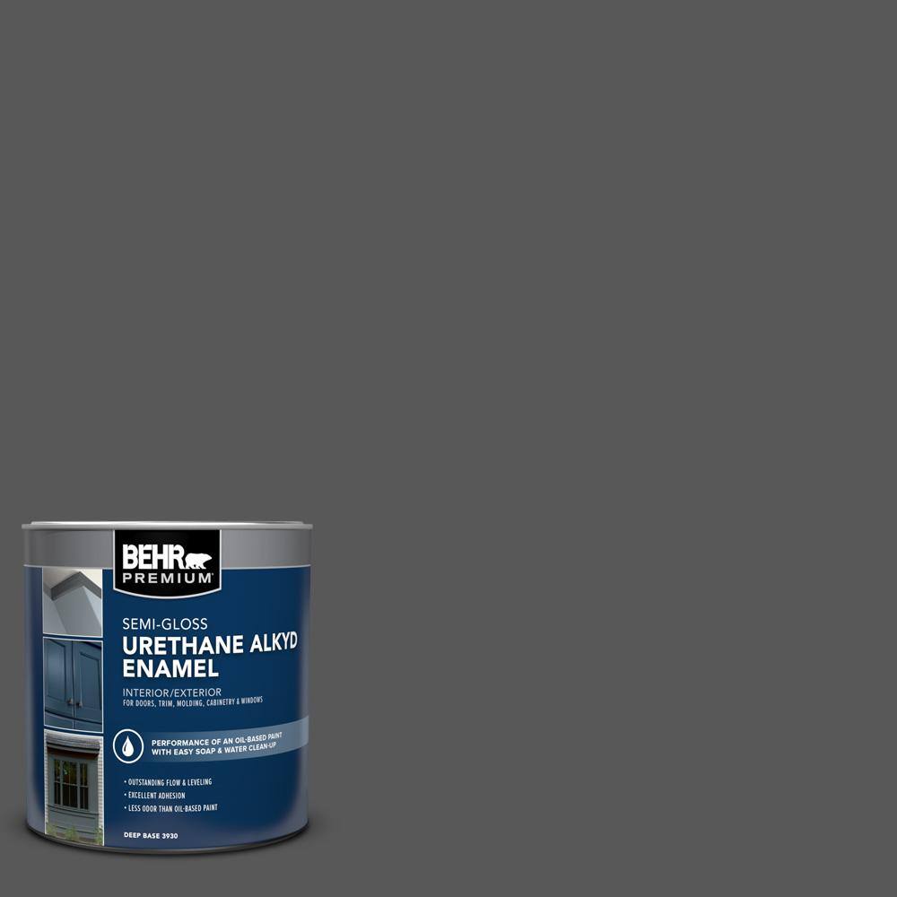 BEHR PREMIUM 1 qt. #PPU24-22 Shadow Mountain Urethane Alkyd Semi-Gloss ...
