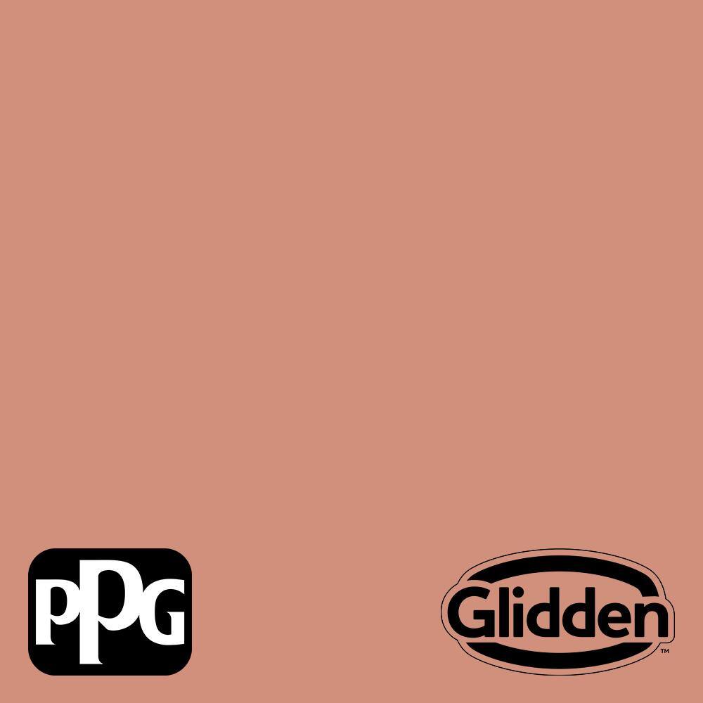 Glidden 8 oz. PPG1063-5 Orange Essential Satin Interior Paint Sample ...