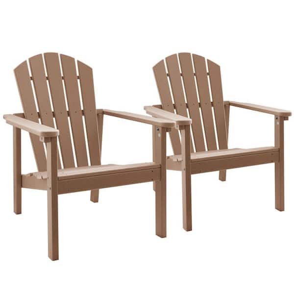 Upland All Weather HDPE Stackable Adirondack Chair, Space-Saving ...