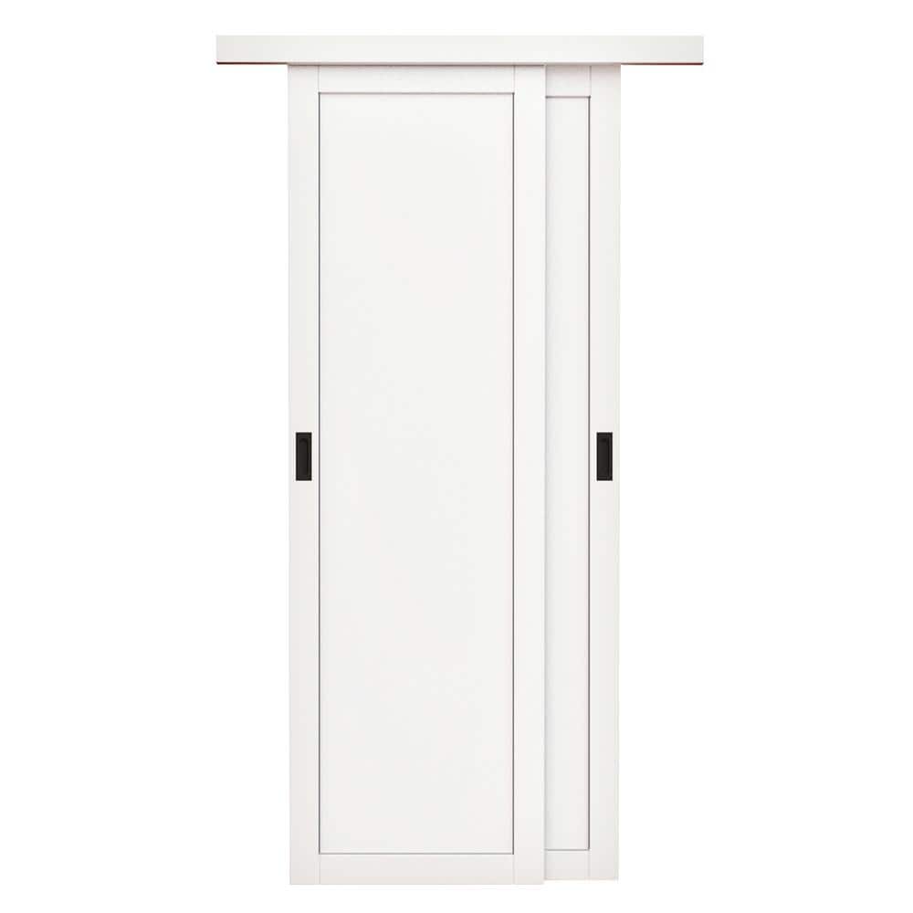 Home Decorators Collection 48 in. x 80 in. 1-Panel White Primed ...