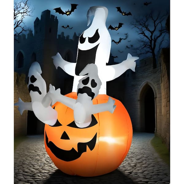 All-Weather 6 ft. Halloween Inflatables Outdoor Halloween Decorations ...