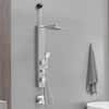BWE 2-Jet Shower Tower Shower Panel System with Adjustable Square ...