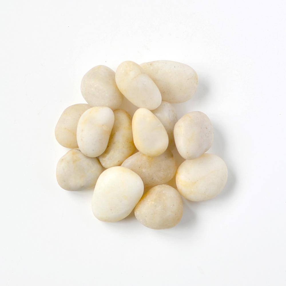 Mosser Lee 5 lb. White Polished Stone 1160 - The Home Depot