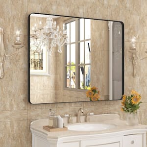 QuivaraView 30 in. W x 30 in. H Premium Aluminum Framed Rectangular ...