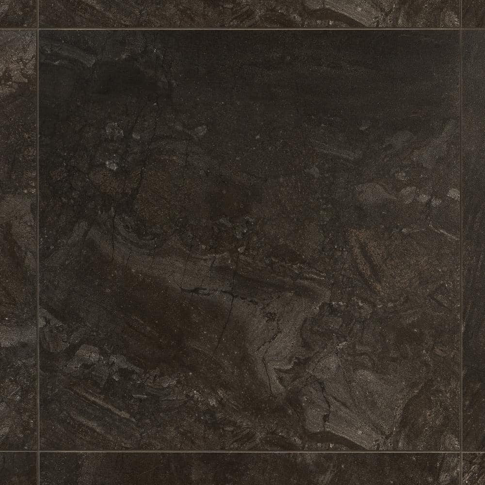 Ivy Hill Tile Sereno Charcoal Black 35.43 in. x 35.43 in. Matte ...