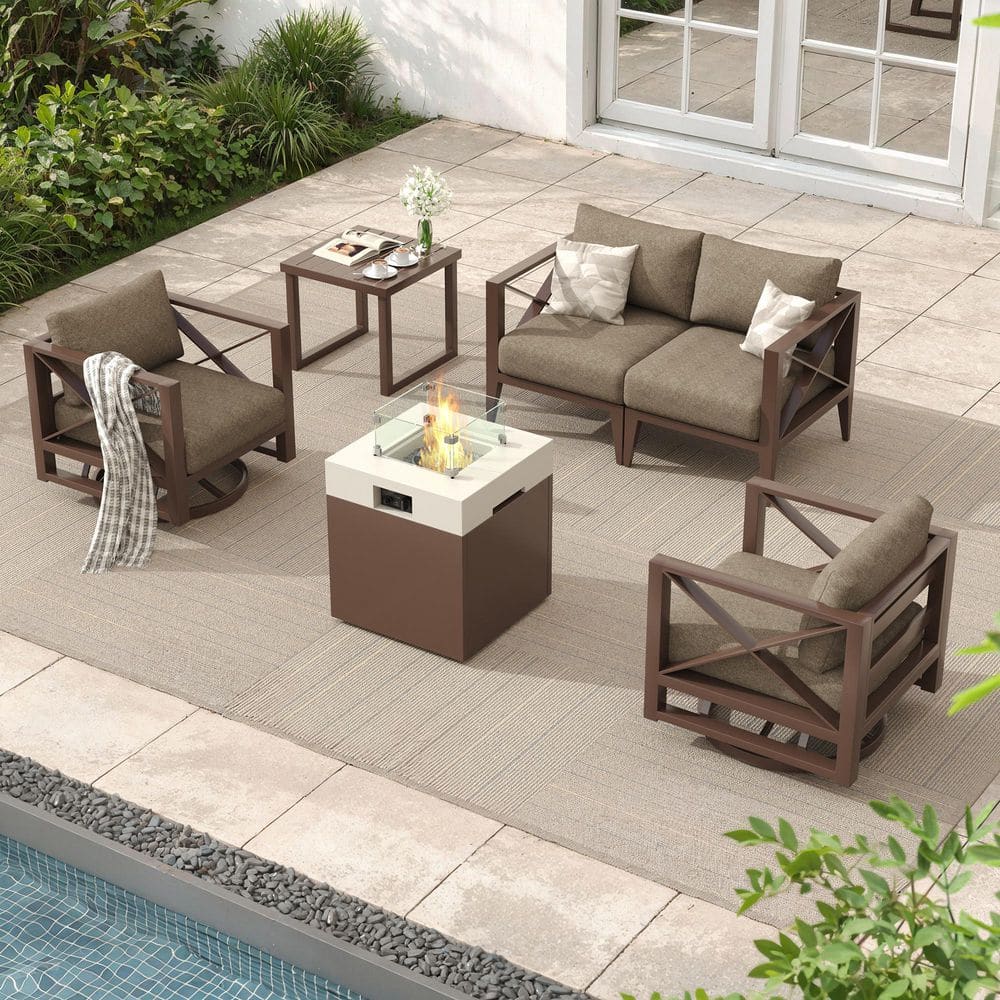 Have a question about Maison Backyards 6-Piece Aluminum Patio Set with ...