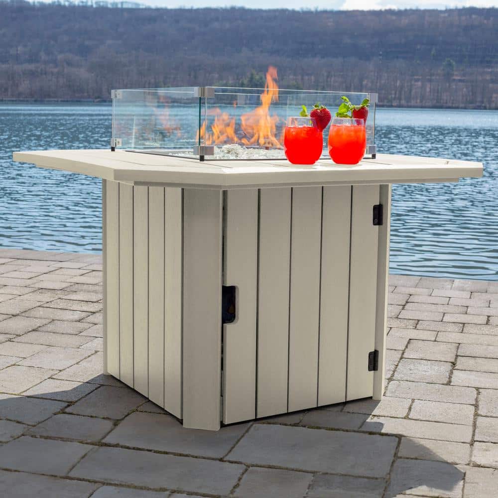 Highwood Oasis 40 in. Fire Pit Table AD-FIREPIT01-WAE - The Home Depot