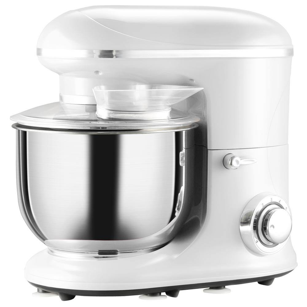 Siavonce 600-Watt Tilt-Head Stand Silver Mixer: 6 Plus 1P Speed, 6 Qt ...