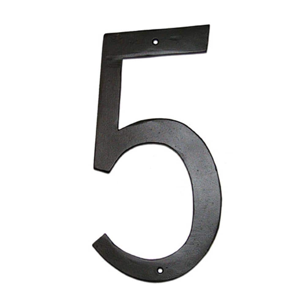 Montague Metal Products 12 in. Standard House Number 5 CSHN-5-12 - The ...