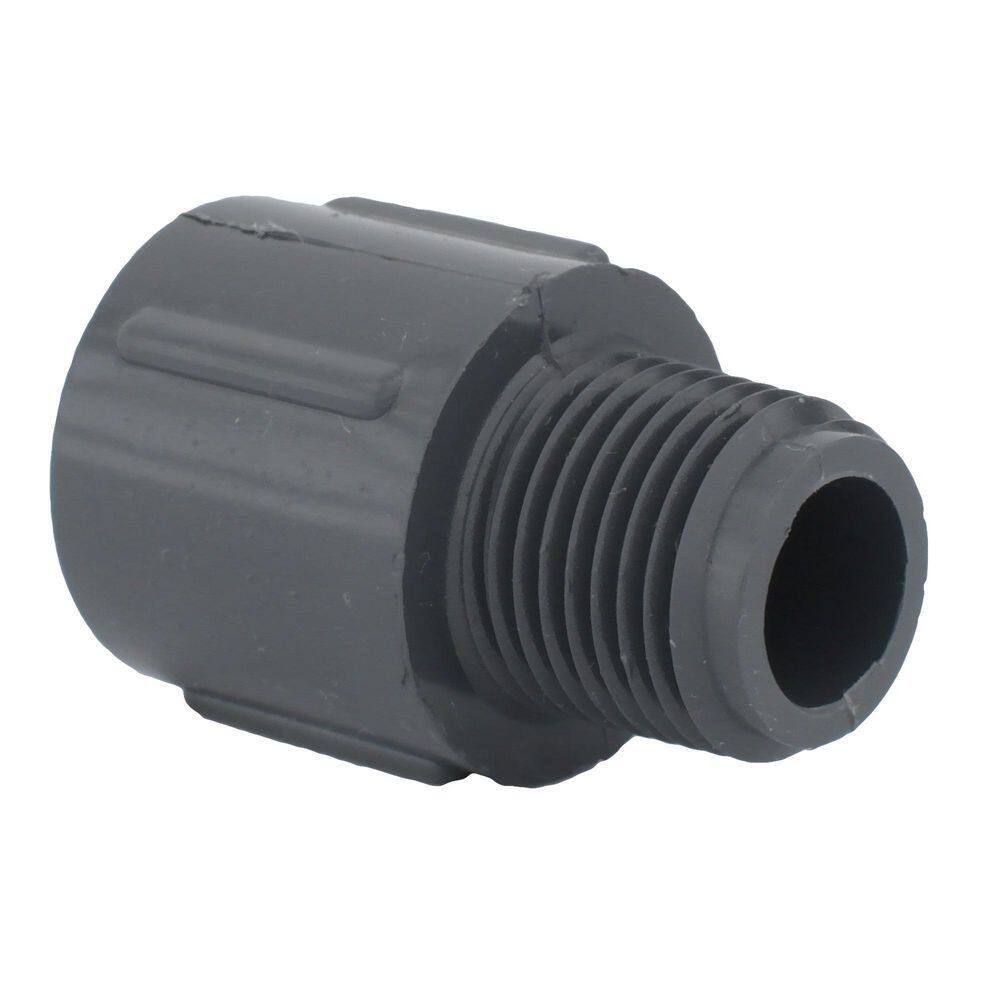 Charlotte Pipe 3 in. Schedule 80 Male Adapter PVC 08109 2000 - The Home ...