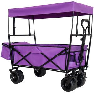 Tenleaf 6.4 cu. ft. 3-in-1 Convertible Steel Garden Cart Powered ...