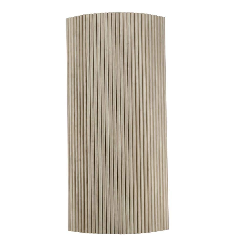 Ejoy 106 in. x 24 in. x 0.43 in. Wood Half Circle Flexible Multi ...