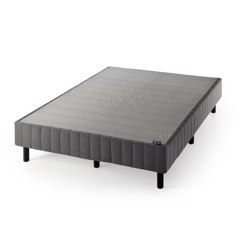 Zinus GOOD DESIGN Winner Dark Grey Metal Full 16 Inch Box Spring ...