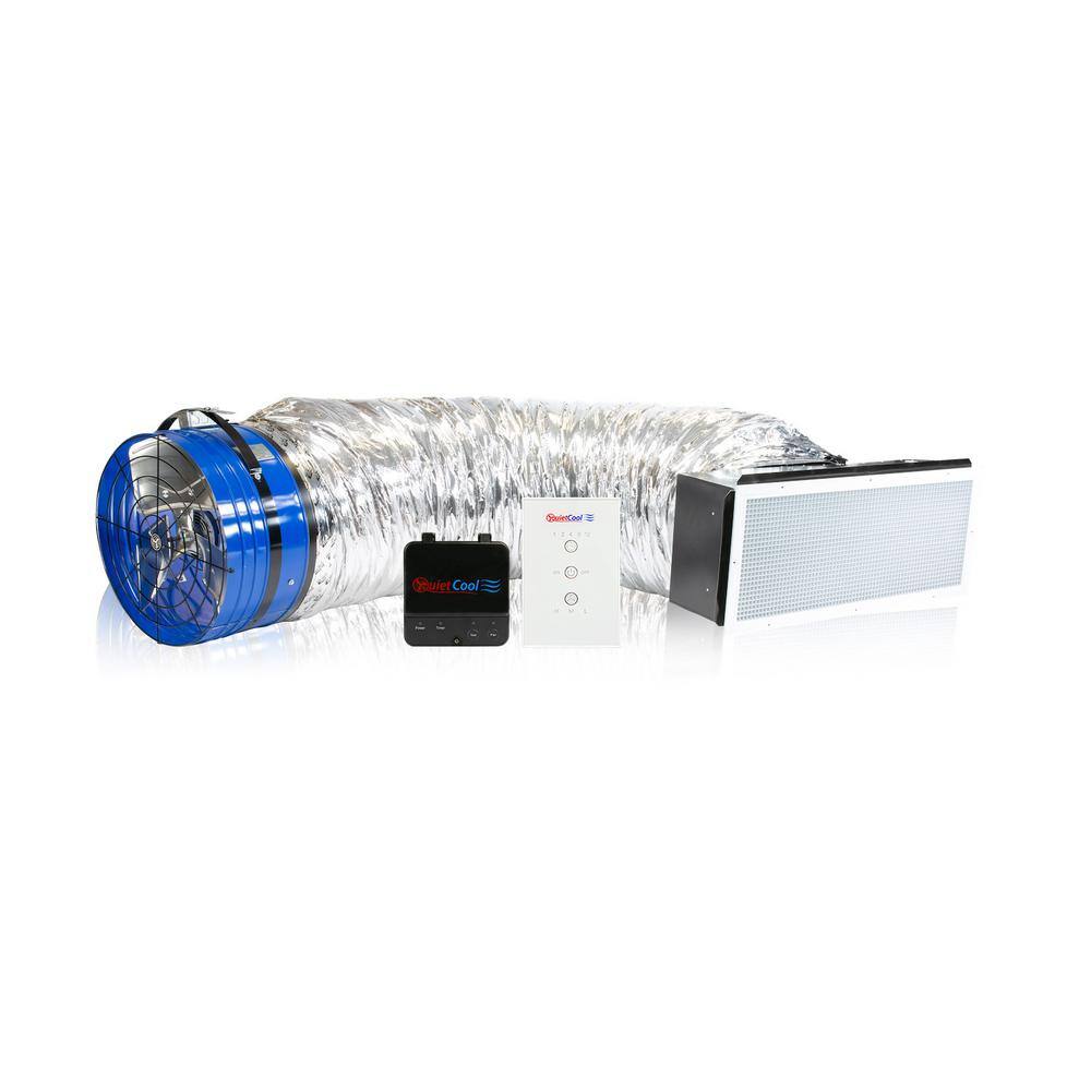 QuietCool Classic 5665 CFM Advanced Whole House Fan with Included ...