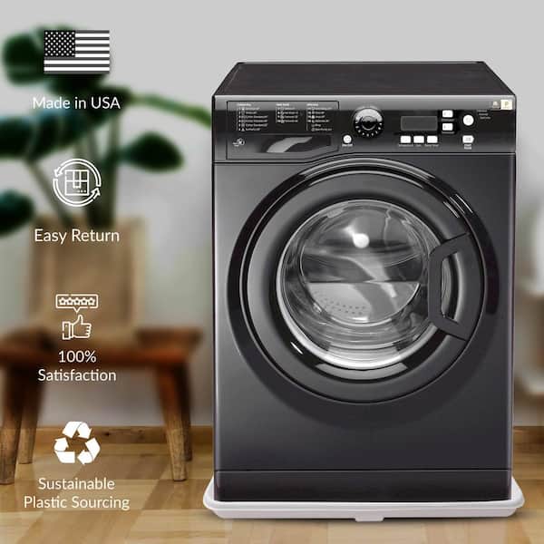 AMERICAN BUILT PRO 30 in. x 28 in. Plastic Washing Machine Drain Pan ...