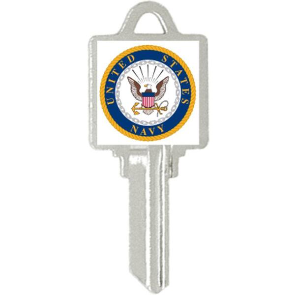HY-KO Blank Klinky Navy House Key 15005SC1-KL058 - The Home Depot