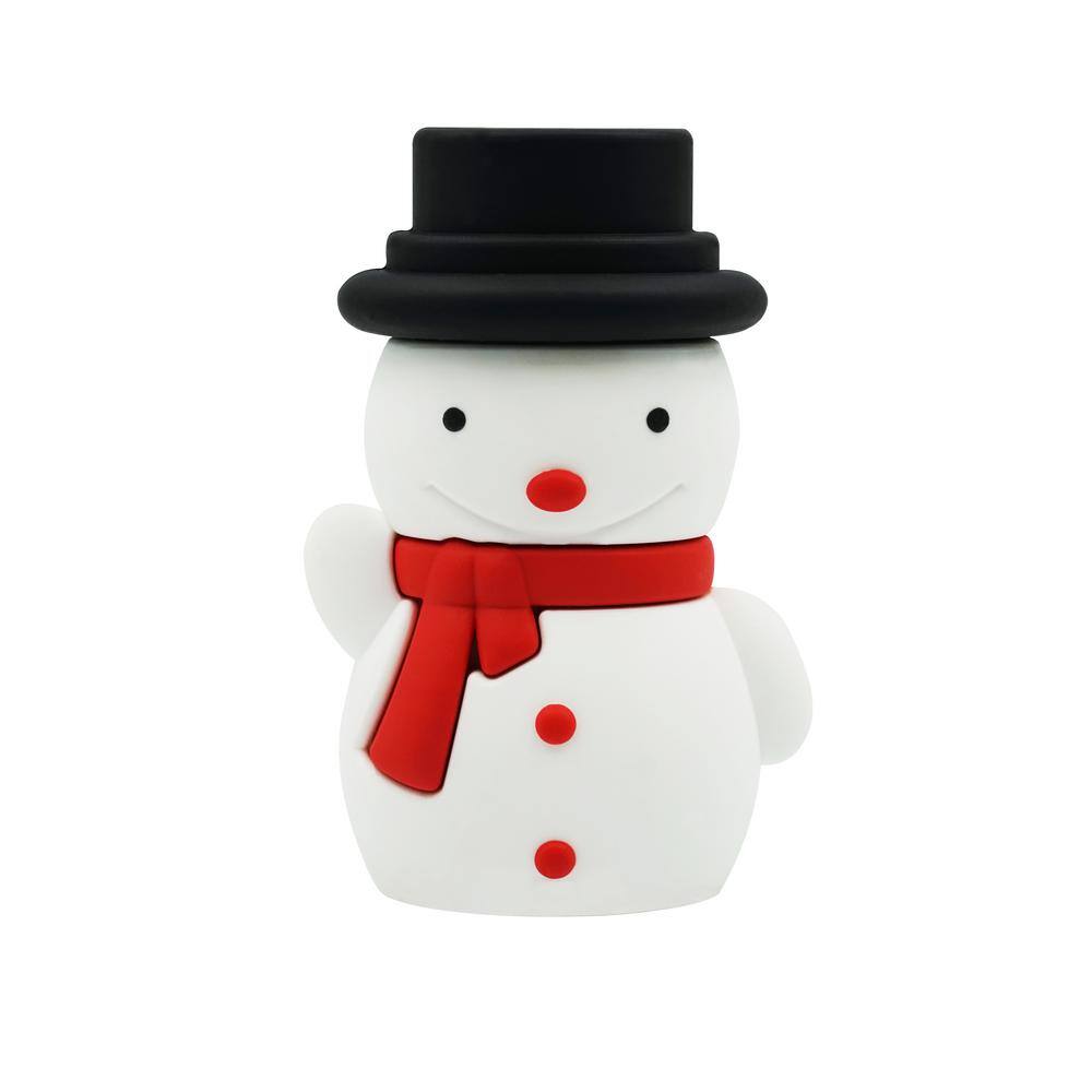 candywirez 3.25 in. H Snowman 2600 mAh Power Bank with Charging Cable ...
