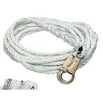 Guardian Fall Protection 5/8 in. x 50 ft. Poly Steel Rope with Snaphook ...
