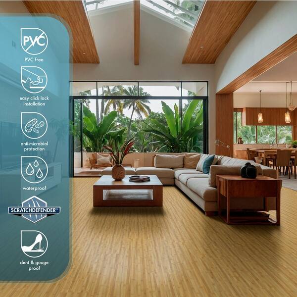 Gold - Hybrid Resilient Flooring - The Home Depot