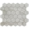 MSI Take Home Tile Sample - Vigo Gris Hexagon 4 in. x 4 in. x 10mm ...