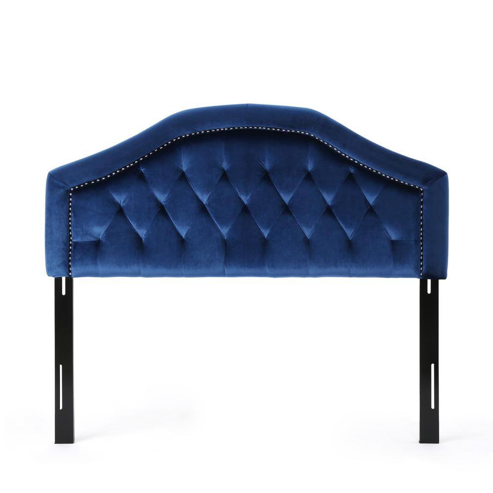 Noble House Florence Navy Blue Full/Queen Headboard 24742 - The Home Depot