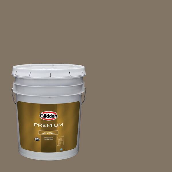 Glidden Premium 5-gal. PPG1023-6 Clam Shell Flat Exterior Latex Paint ...