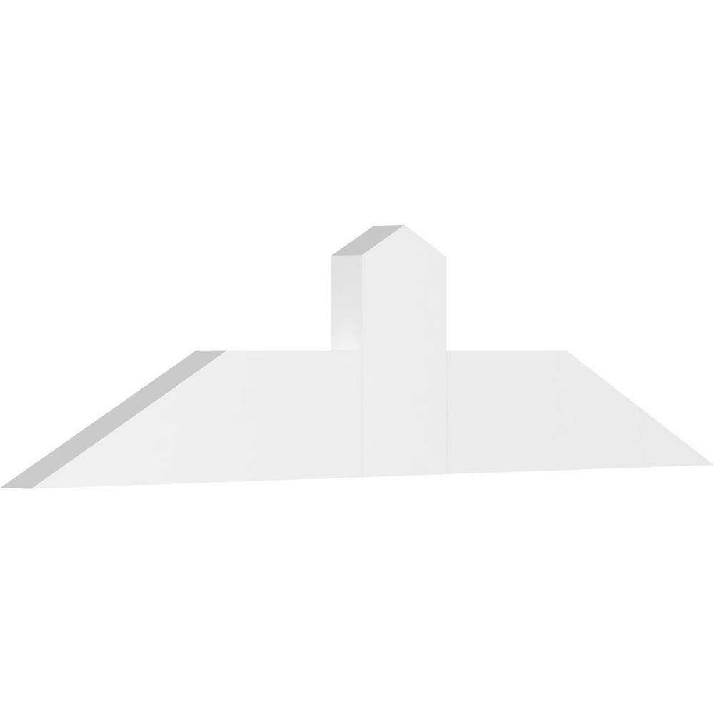 Ekena Millwork Portland 48 in. W x 12 in. H x 2 in. D Signature ...