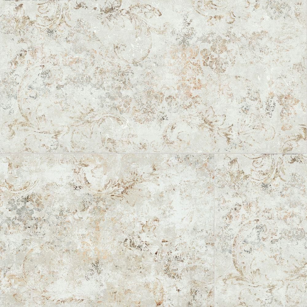 Merola Tile Pictura Frammenti 23-1/2 in. x 47 in. Porcelain Floor and ...
