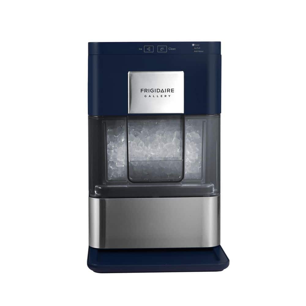 FRIGIDAIRE GALLERY 10 in. 44 lbs. Countertop Portable Nugget Ice Maker ...