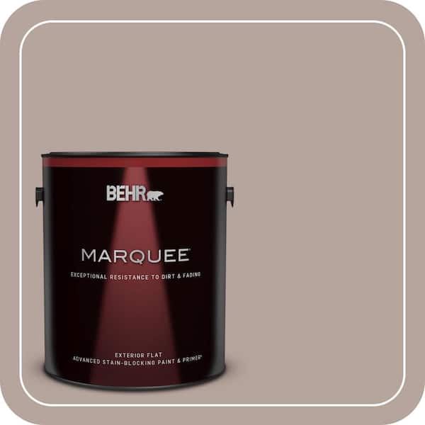 BEHR MARQUEE 1 gal. #BNC-12 Mauvelous Flat Exterior Paint & Primer ...