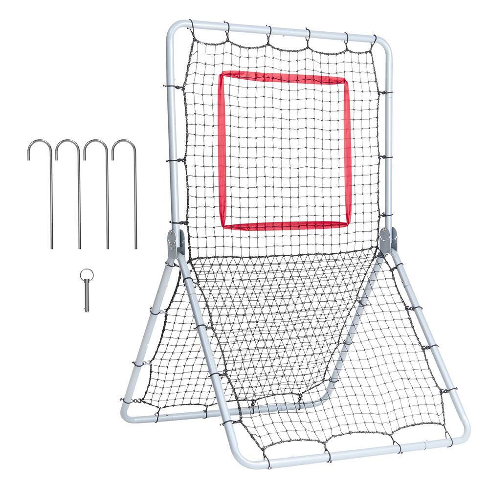 VEVOR Baseball And Softball Rebounder Net, 3.5 x 6 Ft. PitchBack ...