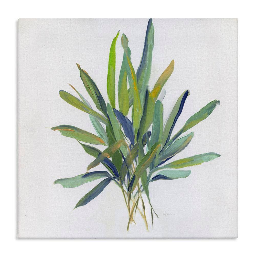 Stupell Industries Layered Leaf Sprigs by Sally Swatland Unframed Nature Graphic Art Print 30 in ...