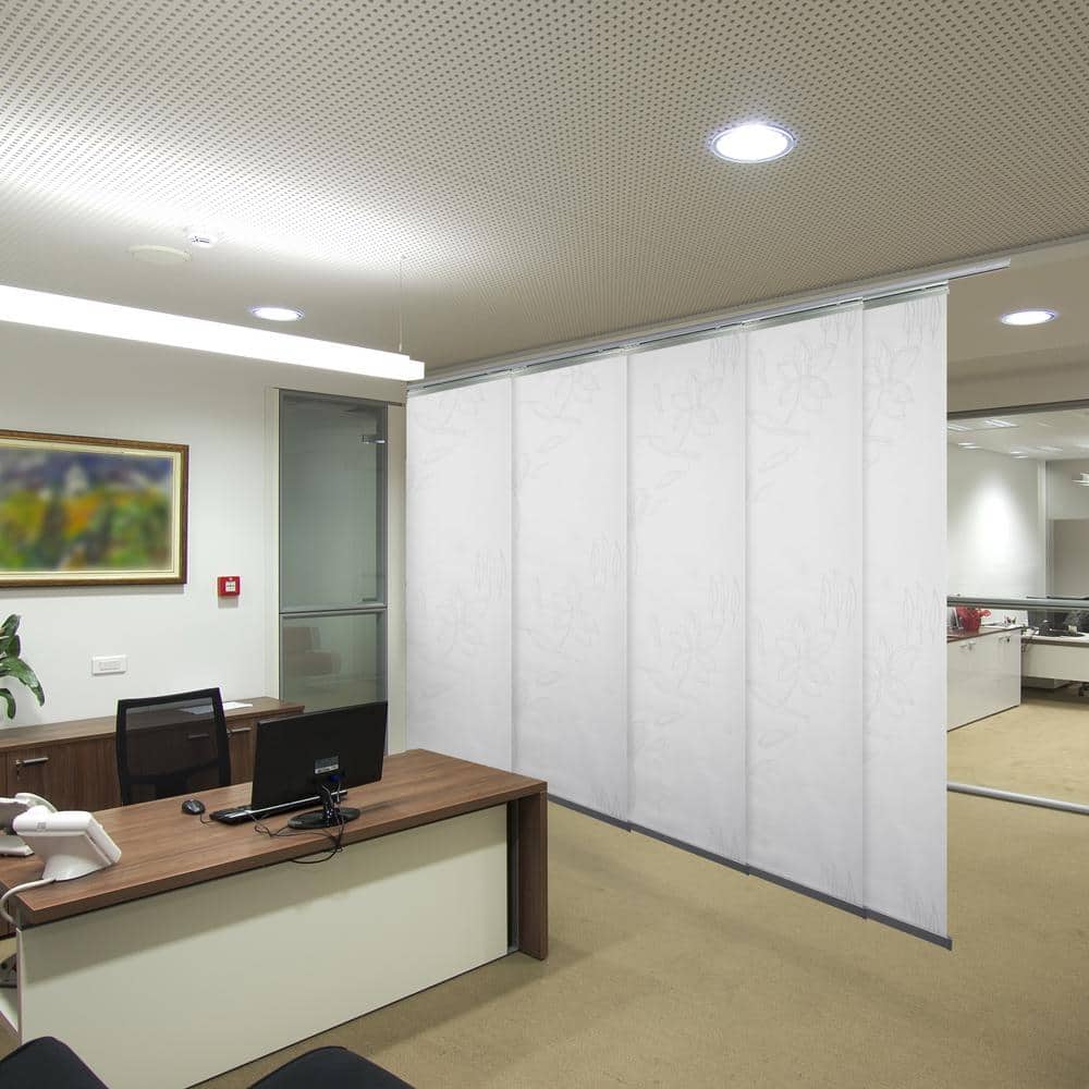 Sartodoors Primrose 58 in. - 110 in. W x 94 in. L Adjustable 5- Panel ...