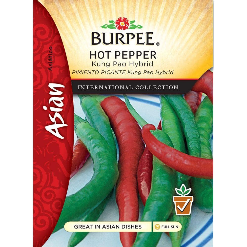 Burpee International Collection Asian Vegetable Pepper Kung Pao Seed ...