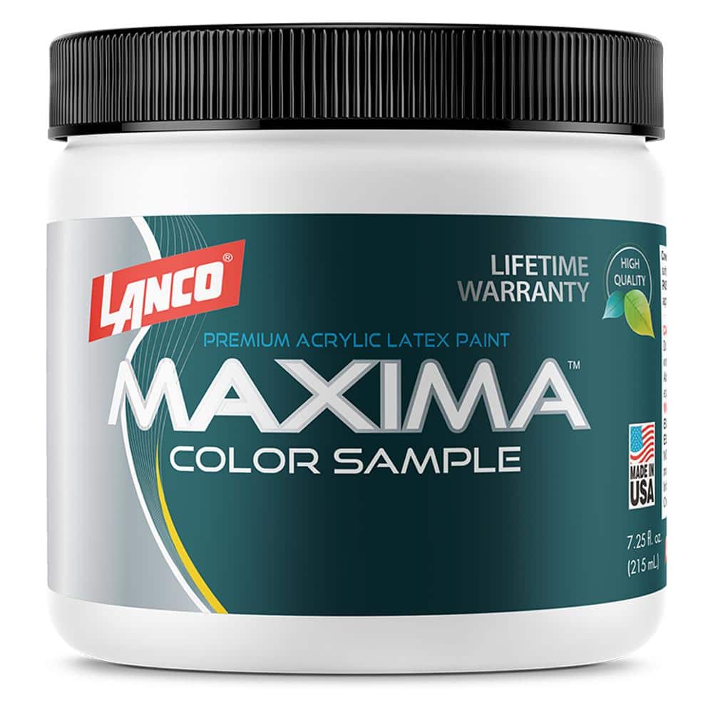 Lanco 1/4 qt. Maxima Flat Accent Interior/Exterior Paint Sample MA3913 ...