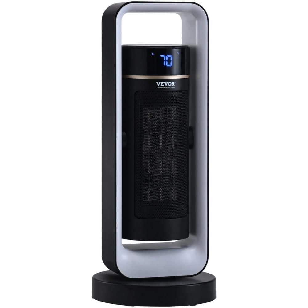 1000W/1500W 20 in. Electric Ceramic Space Heater with Thermostat Remote ...