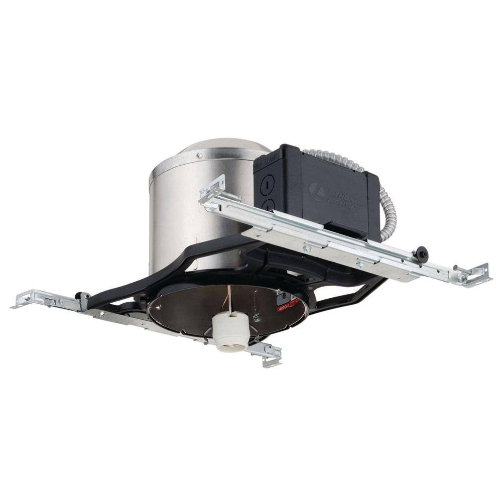 Lithonia Lighting Recessed 6 in. 1-Light Incandescent New Construction ...