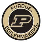 FANMATS NCAA Purdue University Suede 2 ft. x 2 ft. Round Area Rug-18635 ...