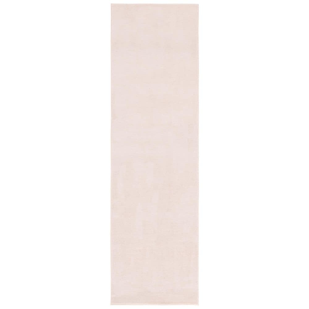SAFAVIEH Loft Beige 2 ft. x 10 ft. Machine Washable Modern Solid Runner ...