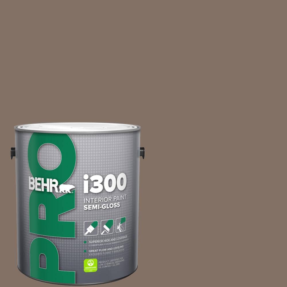 BEHR PRO 1 gal. #PPU5-17 Cardamom Spice Semi-Gloss Interior Paint ...