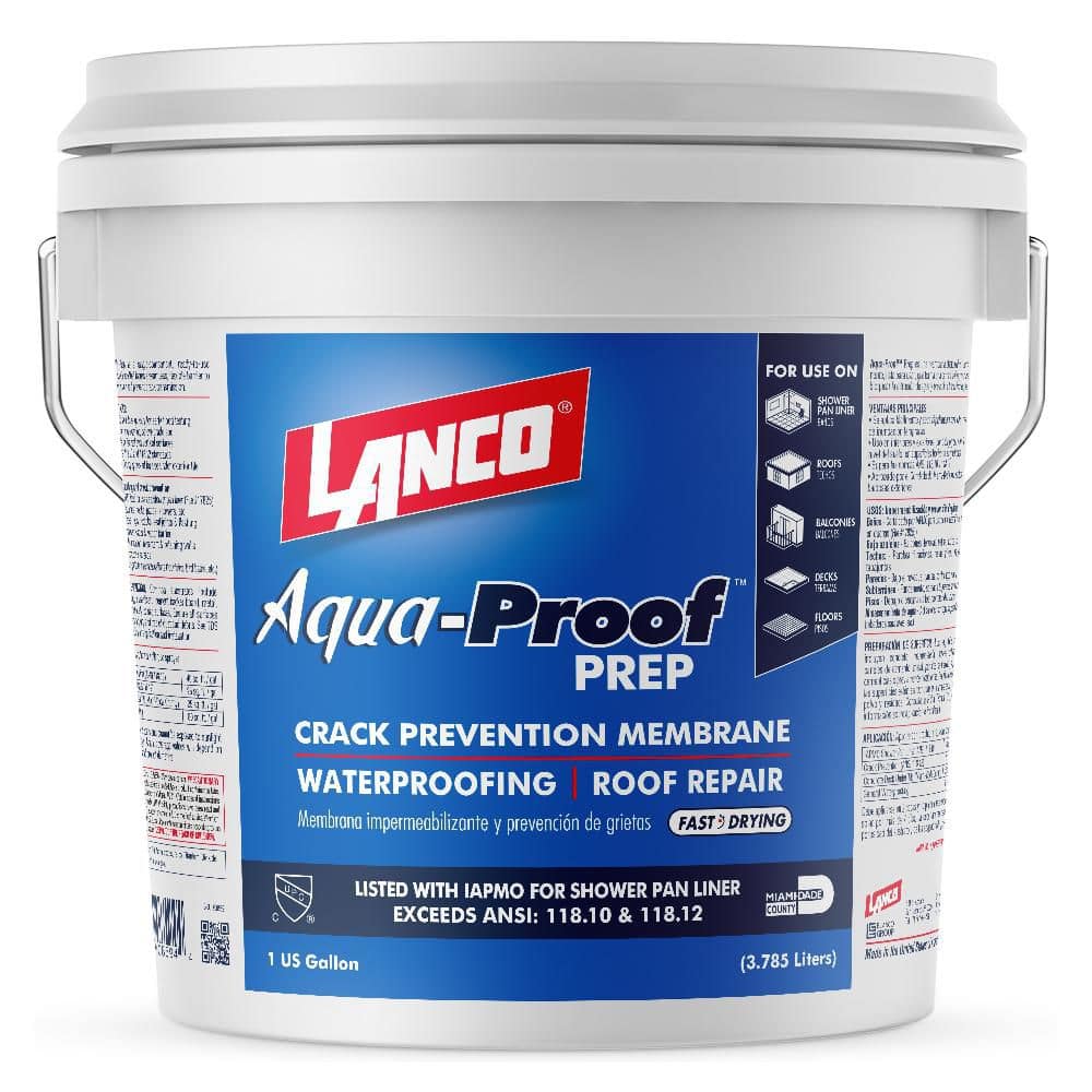 Lanco Aqua-Proof Prep 1 Gal. Waterproofing and Crack Prevention ...