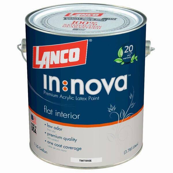 Lanco Innova 1 Gal. White Flat Interior Paint IN2752-4 - The Home Depot
