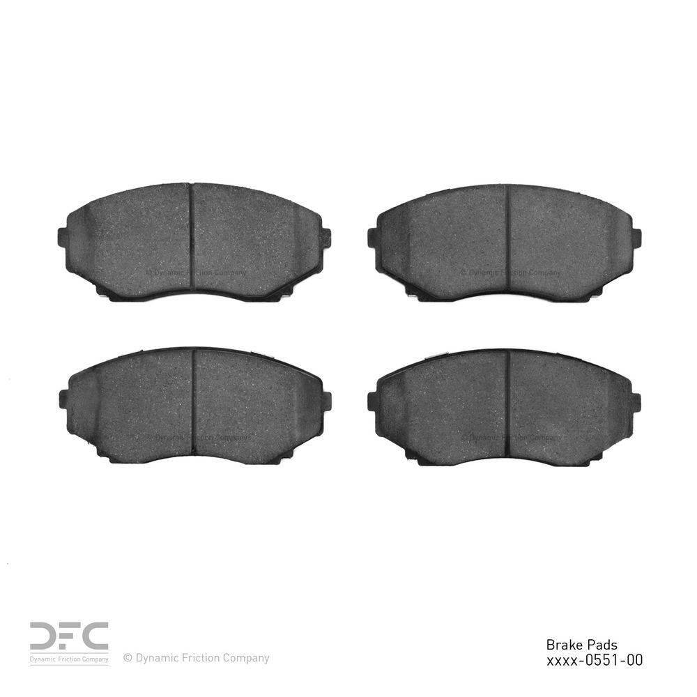 DFC 5000 Advanced Brake Pads - Ceramic 1992-1994 Mazda MPV 2.6L 1551 ...