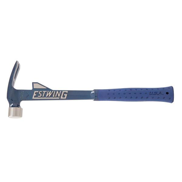 Estwing 24 oz. Solid Steel Hammertooth Hammer with Blue Nylon Vinyl ...