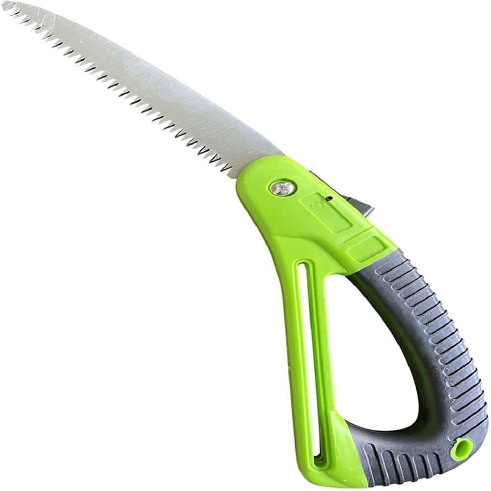 GARDEN GURU Folding Pruner Saw with Ergonomic Handle and Safety Lock ...