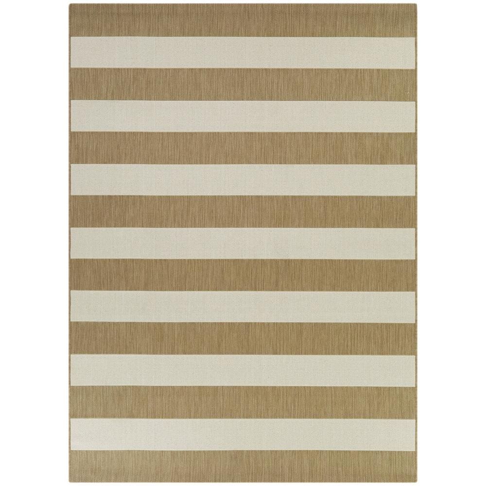 BALTA Aleah Tan 8 ft. x 10 ft. Striped Indoor/Outdoor Area Rug 3116427 ...