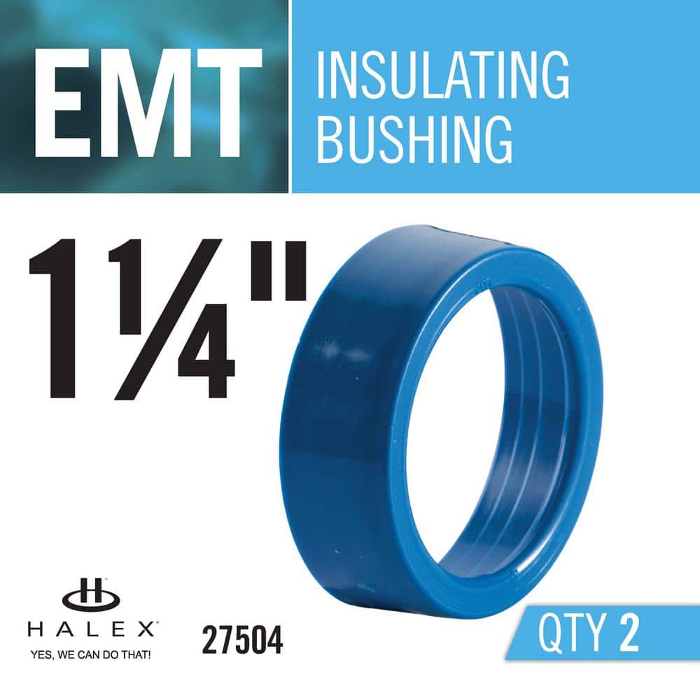 Buy 1-1/4 in. Electrical Metallic Tube (EMT) Insulating Bushing (2-Pack ...