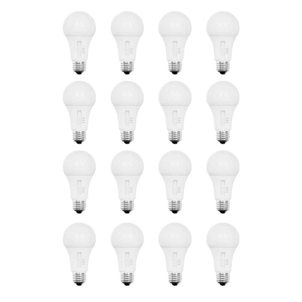Feit Electric 60-Watt Equivalent A19 Non-Dimmable 90 CRI E26 LED Light Bulb with Selectable ...