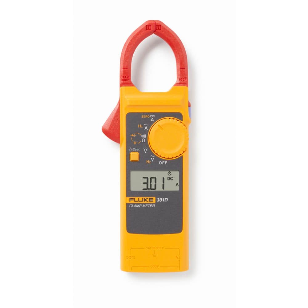 FLUKE 301D Pocket Clamp Meter FLUKE-301D-R - The Home Depot